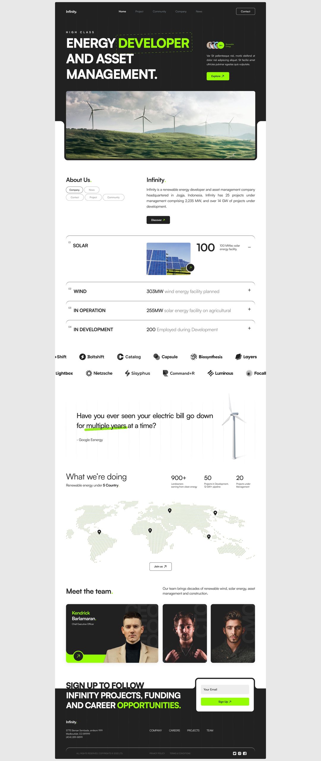 Renewable Energy - Landing Page - UI Kits - Ulti