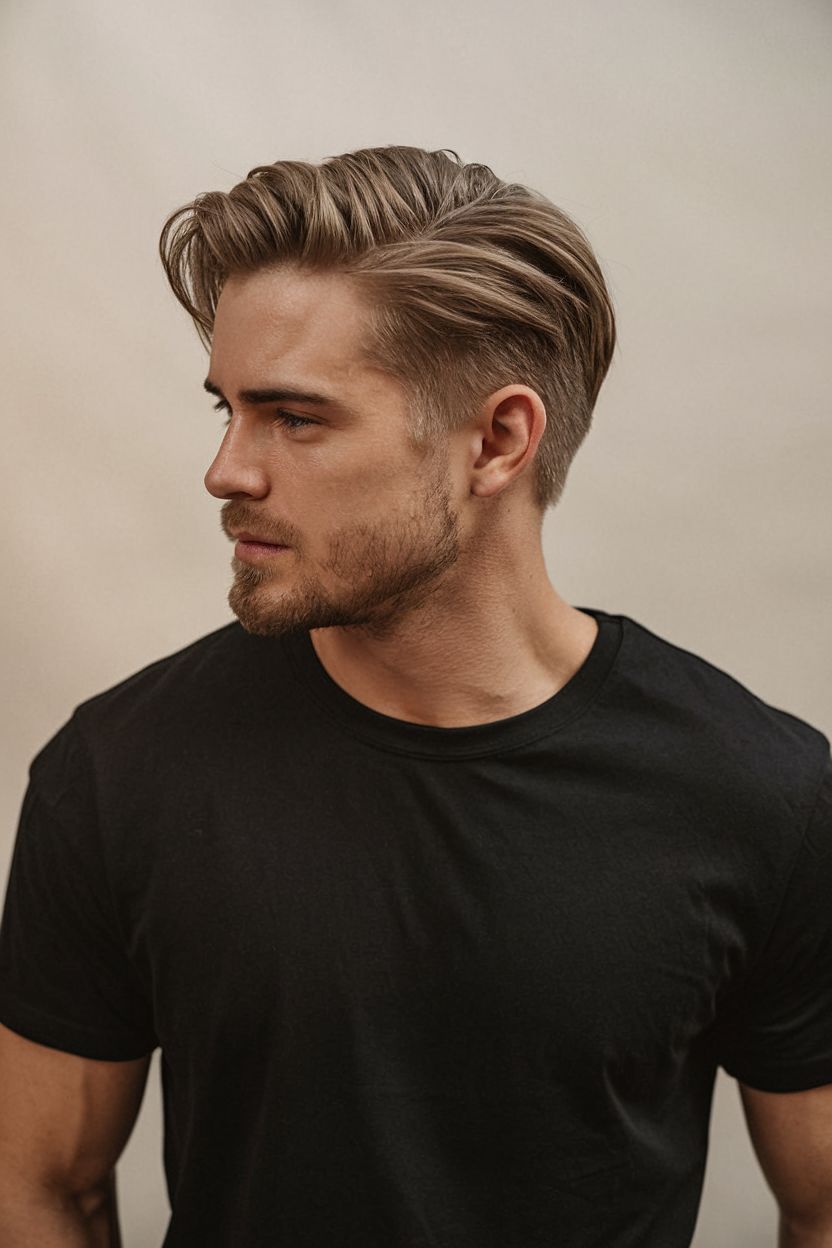 Side Part Hairstyles for Men 2025 Featuring Taper, Fade, Slicked Back ...